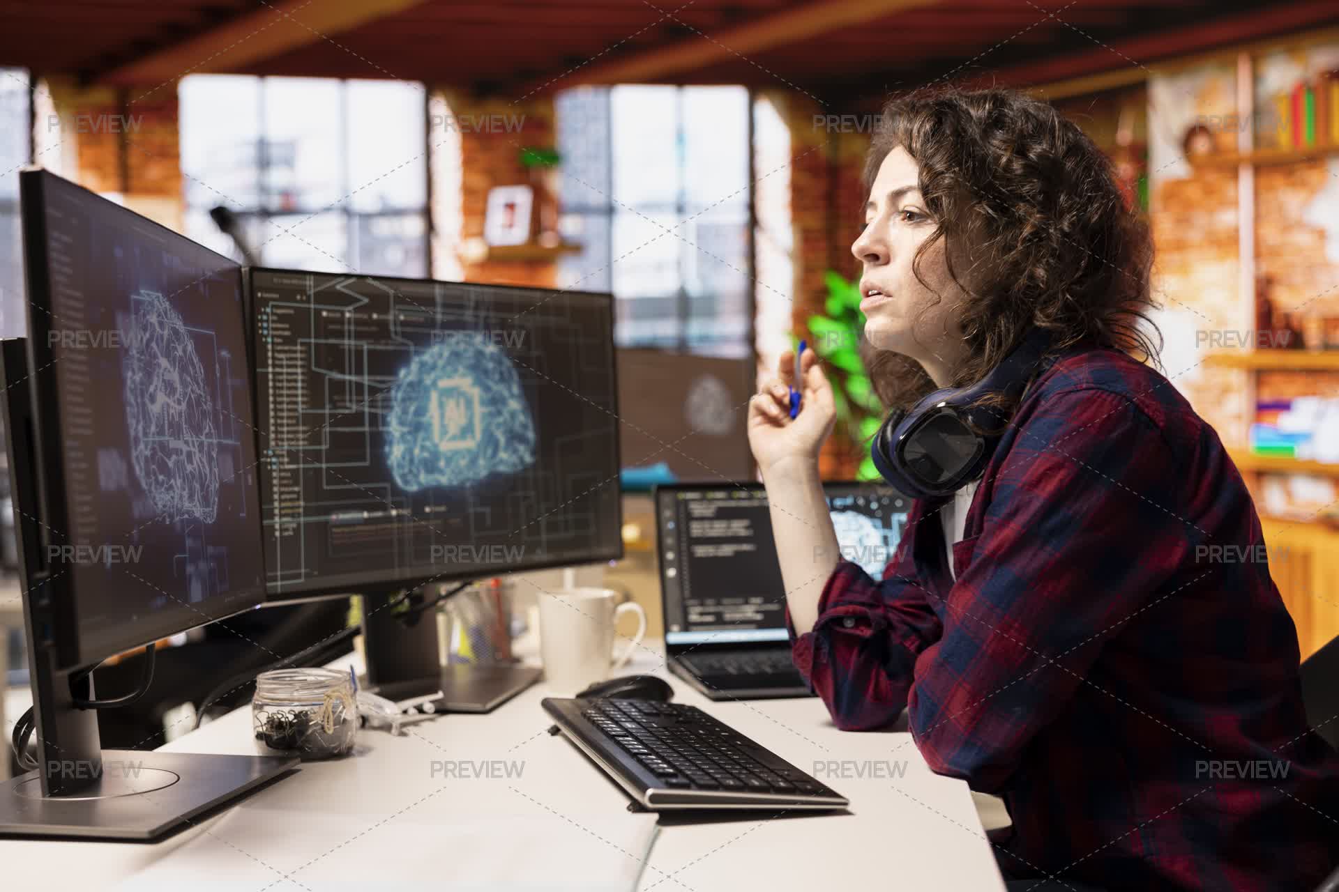 AI Startup Office Software Developer Designing And Implementing ... AI Startup Office Software Developer Designing And Implementing ...