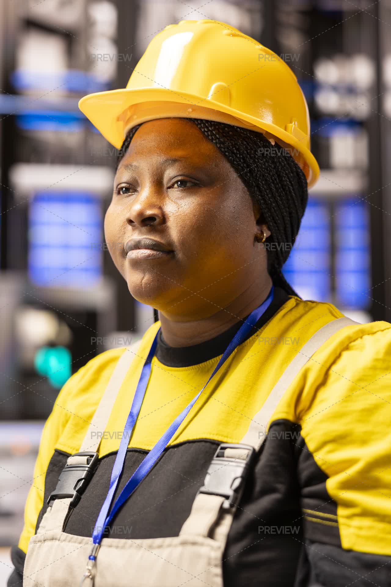 Female Engineer Optimizing Smart Factory Operations - Stock Photos ... Female Engineer Optimizing Smart Factory Operations - Stock Photos ...